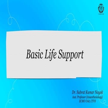 Basic Life Support - AHA guidelines and update | PDF