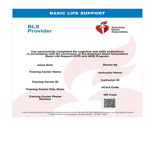 Basic Life Support (CPR & AED) | PDF
