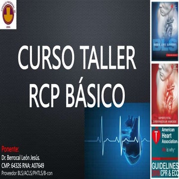 RCP - Básico. Reanimación Cardiopulmonar Básica | PPT