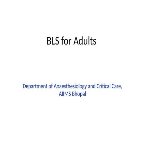 BLS CAB.pptx HELPFUL FOR NURSES AND PUBLIC | PPTX
