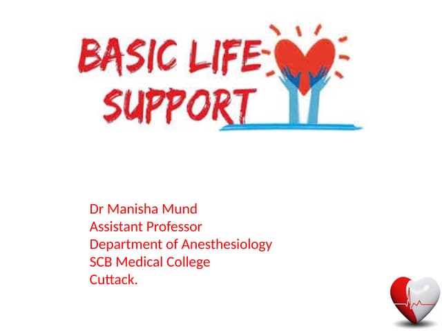 Basic Life Support AHA Pediatrics 2020 updates | PPTX