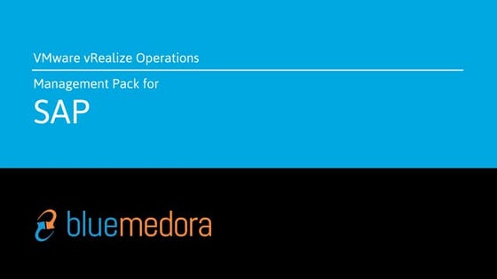 VMware vCOPs Management Pack for SAP CCMS Overview | PPT