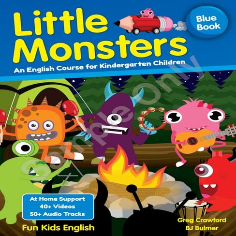 Little Monsters Blue Book : An English Course for Kindergarten Children ...