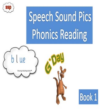 SSP Phonics Reader - Blue Level Books 1 | PDF