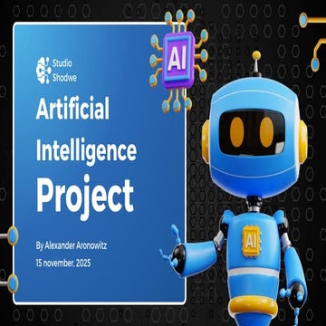 artificial inteligence project for students | PPT