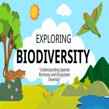 Blue and Green Illustrative Exploring Biodiversity Presentation.pptx