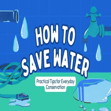 Blue and Green Illustrative How to Save Water Presentation.pdf
