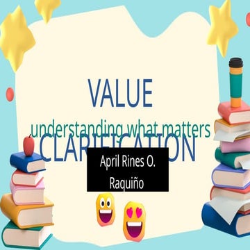 Values Clarification | PPT