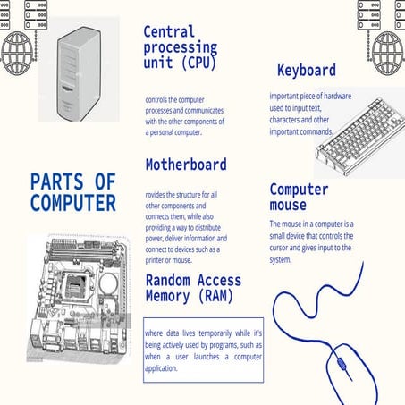 Blue and Pink Data Visualization Basics modern user information ...
