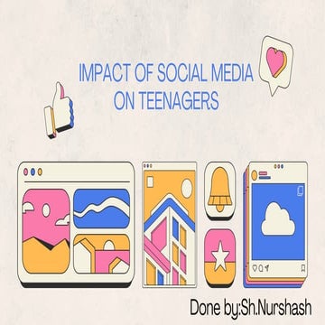 To evaluate the impact of social media on teenagers. | PDF