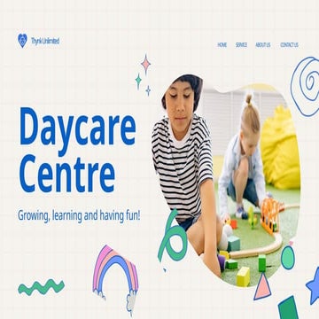 Colorful Daycare Centre Presentation for | PPTX