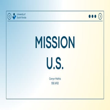 Review of Web-Based game Mission U.S.!!! | PPTX