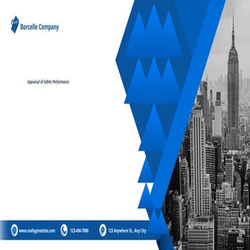 Blue And White Modern Performance Management And Appraisal Presentation ...