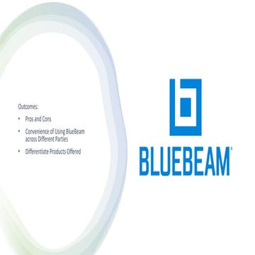 BlueBeam Revu 20 Comparison with PDF Editor - Fundamental comparison | PPTX