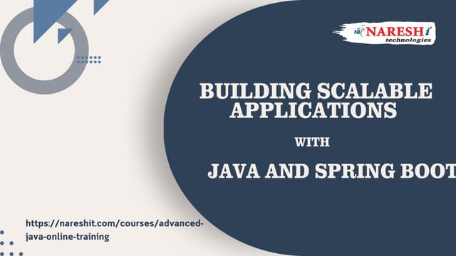 Building Scalable Applications With Java And Spring Boot Pdf