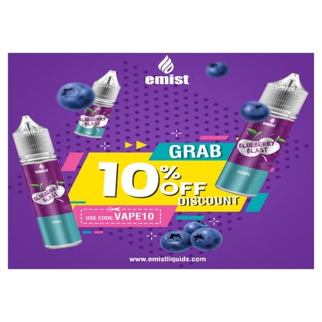 Get upto 10% off on Blueberry Flavour E Liquid | PDF