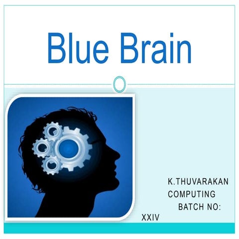 Blue brain ppt | PPT