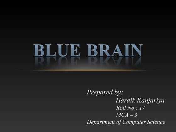 Building an artificial brain with artificial intelligence | Apoorve ...