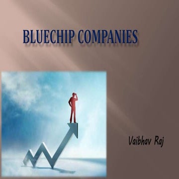 What are Blue chip Companies | PPTX
