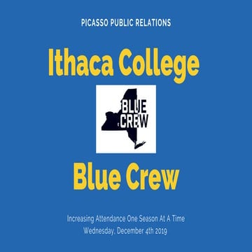 Blue Crew Public Relations Plan | PDF