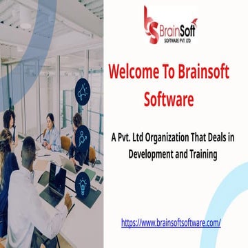 Brainsoft Software - Best IT Training Institute in Ghaziabad | PPTX