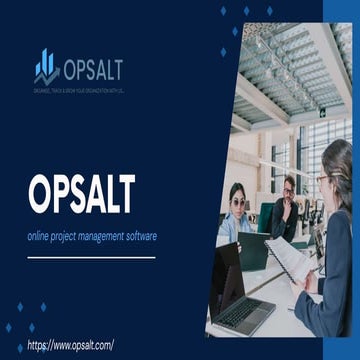 Online Project Management Software Ppt