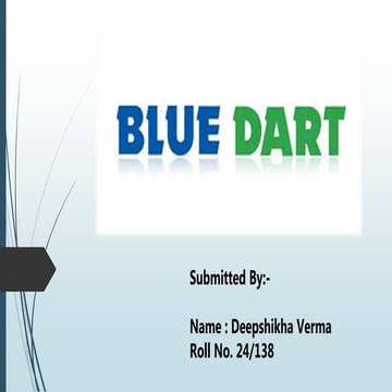 Bluedart | PPTX