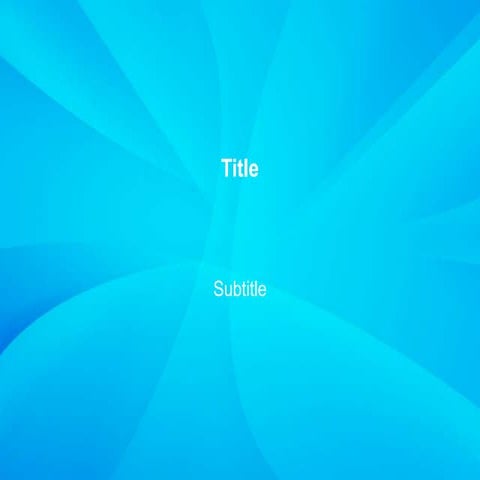 Blue Theme | PPTX | Technology & Computing