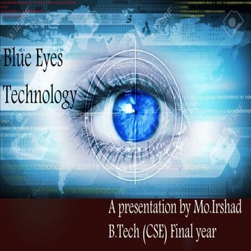 Blue eye technology ppt