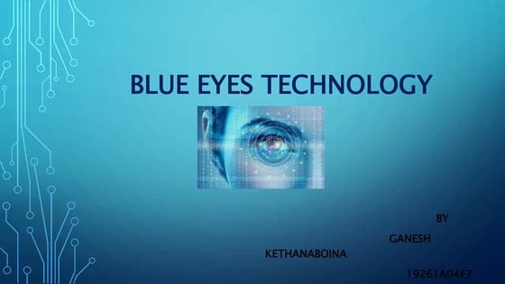 BLUE EYES TECHNOLOGY for diploma in artificial intelligence.pdf