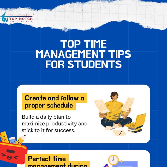 Top Time Management Tips for Students| Topnotchtutorials | PDF