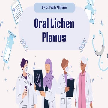 Oral Lichen Planus| Diagnosis, Treatment and Management | PDF
