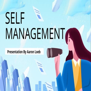 Blue Illustrative Self Management Presentation.pptx