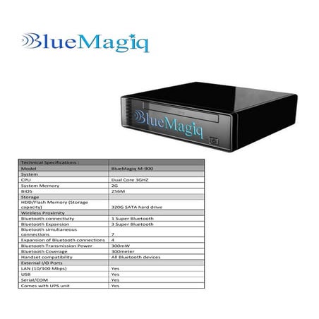 Bluemagiq m900 specification | PDF