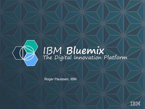 IBM Cloud Introduction | PPT