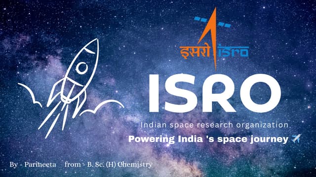 INDIAN SPACE PROGRAM | PPTX