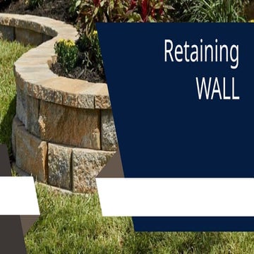 Cantilever Retaining Wall | PPTX