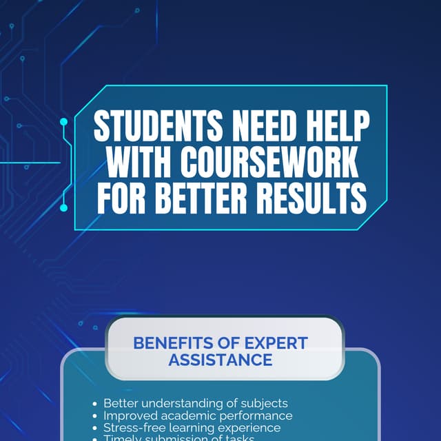 Students Need Help With Coursework For Better Results | PDF