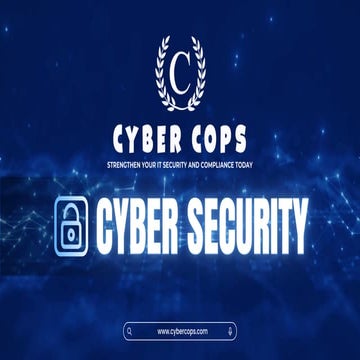 Trusted IT Infrastructure Consulting Services by Cyber Cops | PDF