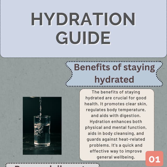 Hydration Guide | PDF | Chemistry | Science