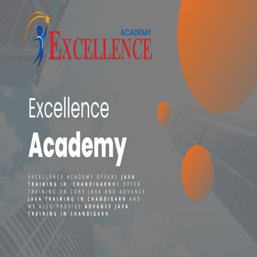 Java Training In Chandigarh | PPT