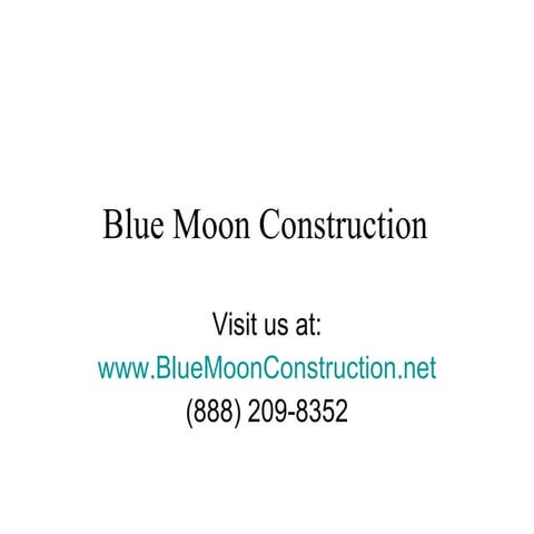 Blue Moon Construction slideshow (finished basements, ktichen and bath ...
