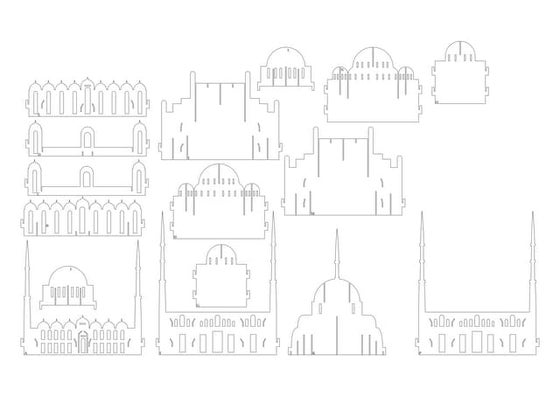 Wedding carriage pop up card pattern | PDF