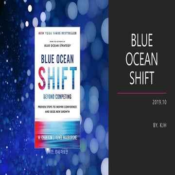 Blueocean shift(블루오션 시프트)_경쟁없는 새로운 시장으로 이동하는 법 | PDF