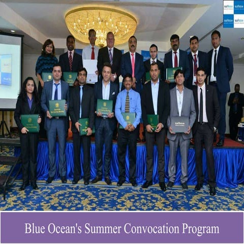 Blue ocean's summer convocation program | PPSX
