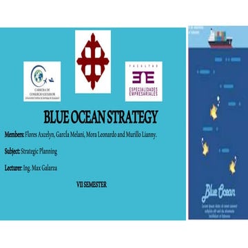 Blue ocean strategy PPT | PPT