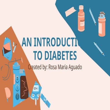 Blue Orange Creative Diabetes Presentation .pptx