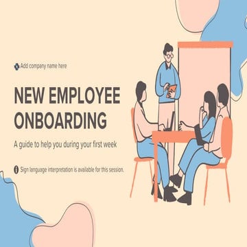 Blue Orange Yellow Creative Induction and Onboarding Talking ...