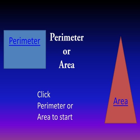 Blue perimeter and area | PPT