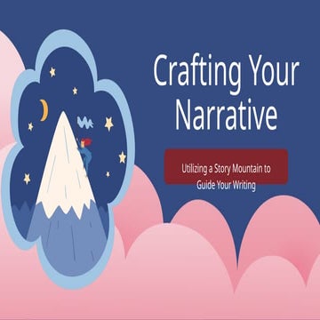 Blue Pink Illustrative Narrative Writing Story Mountain Presentation .pptx